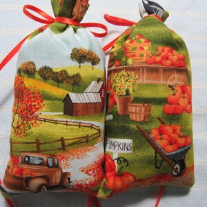 Autumn/fall 5"x2" Sachet-'pumpkin Pie Spice' Fragrance-pumpkins ...
