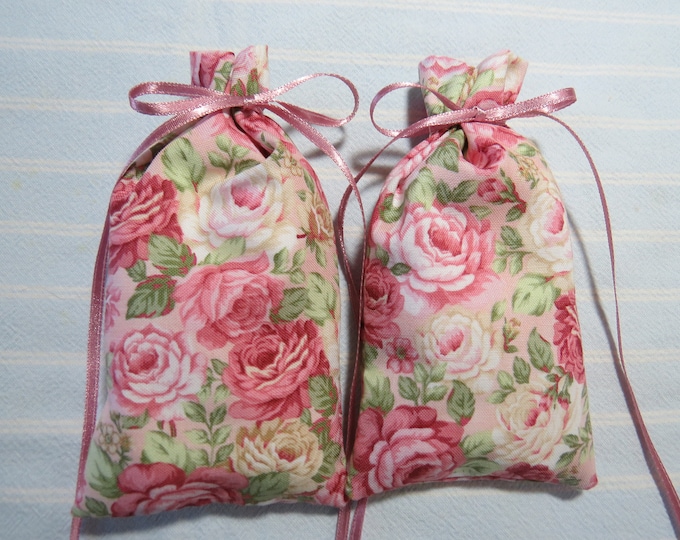 New-roses 4"x2" Sachet-'rose Garden' Fragrance-shades of Pink Packed ...