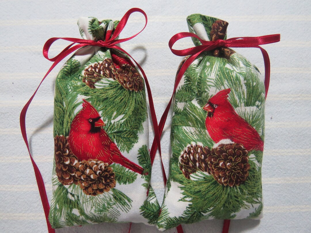 Christmas/winter Cardinals 5"x2" Sachets-'christmas Morning' Fragrance ...