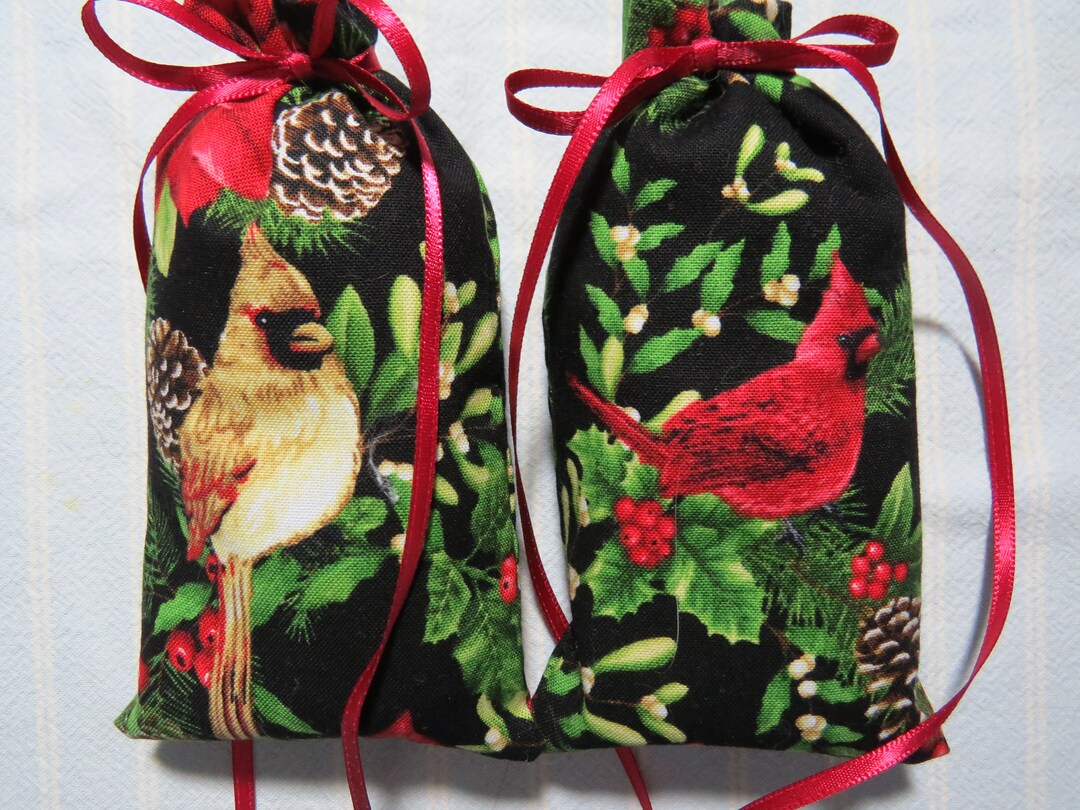 Winter 5"x2" Sachet-'christmas Tradition' Fragrance-cotton Botanical ...