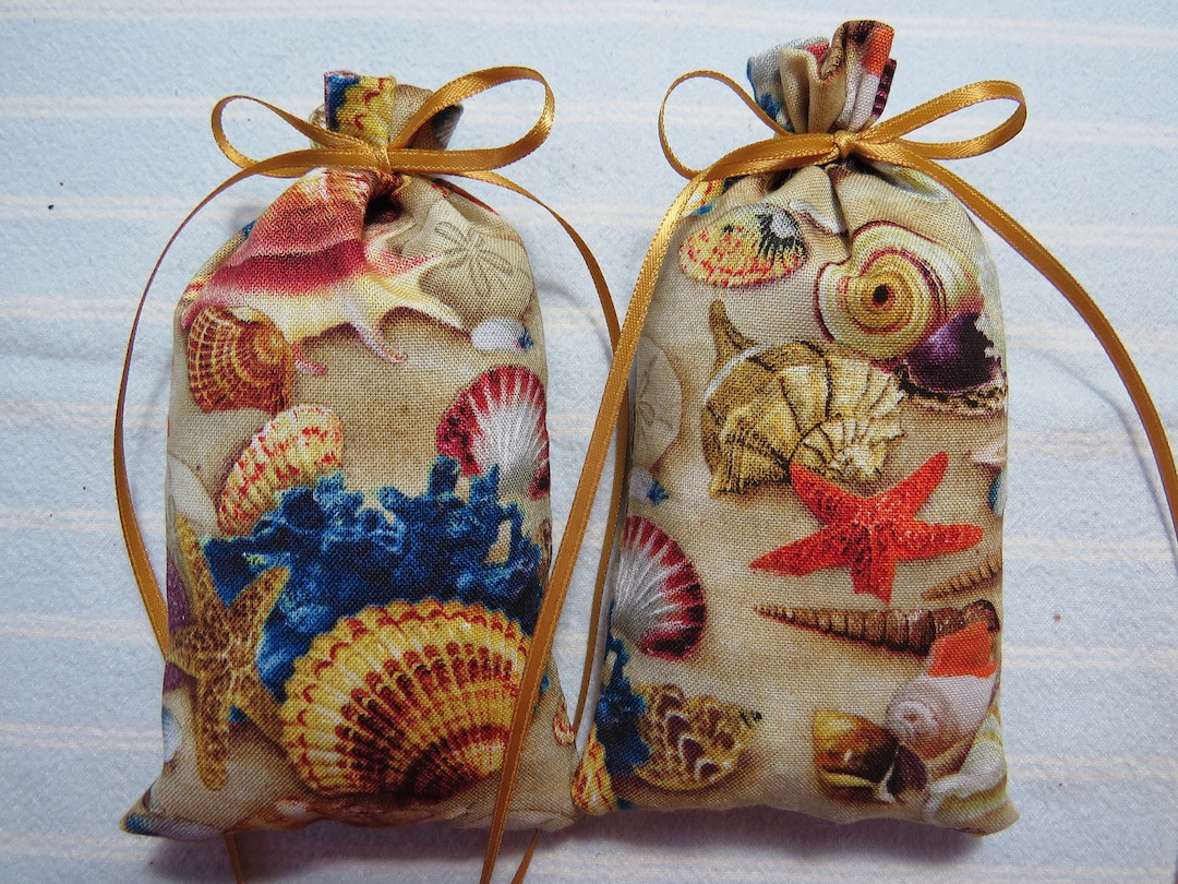 Seashells 5"x2" Sachet-'beach(*type)' Fragrance-seashells on the Beach ...