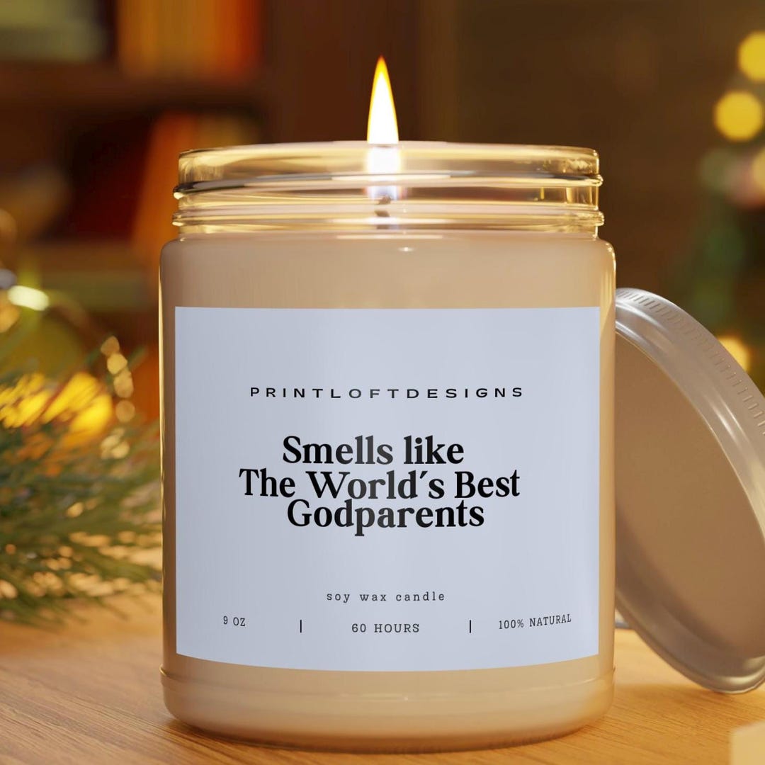 Smells Like World's Best Godparents- God Parent Gifts, World's Best ...