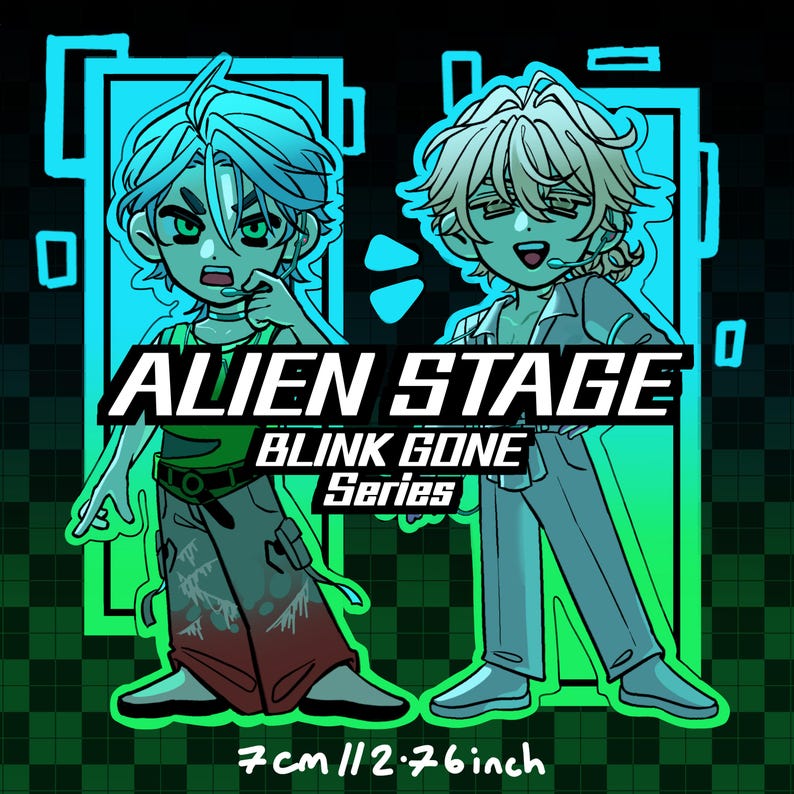 ALIEN STAGE - Blink Gone & All-in Charms [luka/till/hyuna] - Etsy