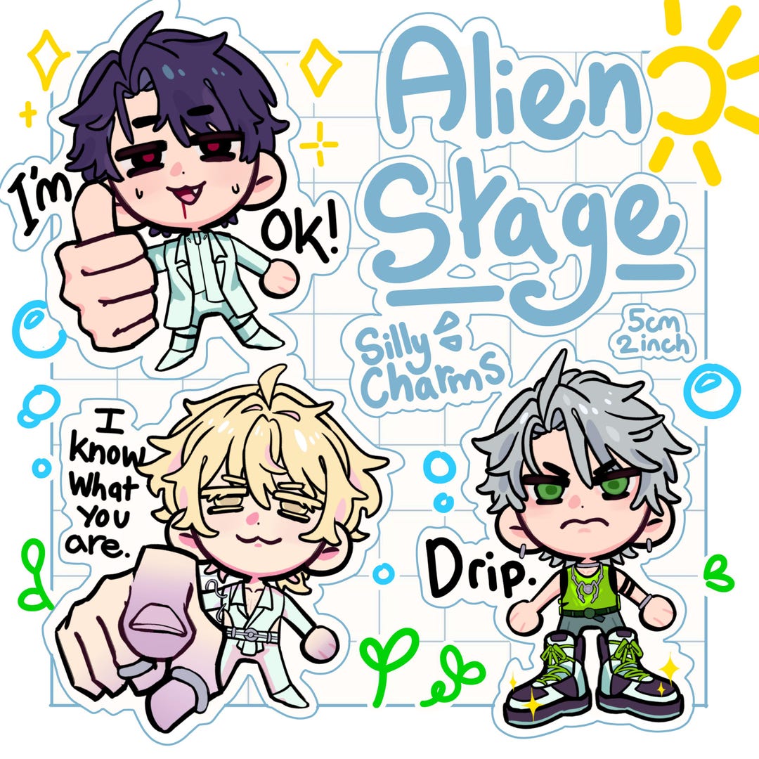 ALIEN STAGE - Silly Charms [luka/ivan/till] - Etsy