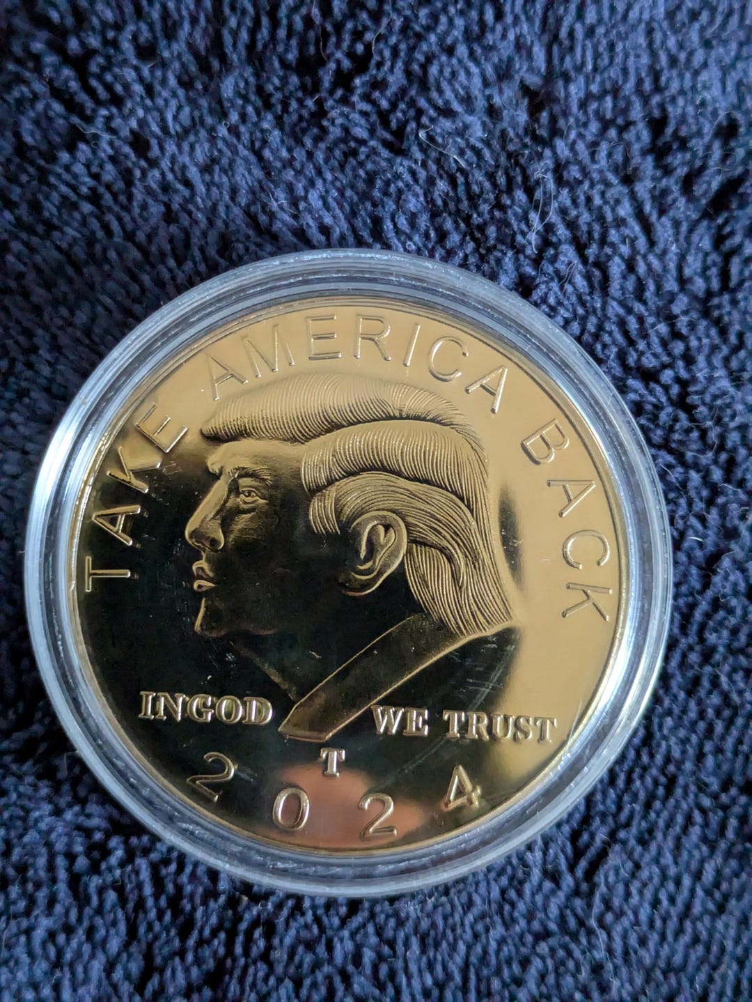 Collectors Trump 2024 Coin Gold - Etsy