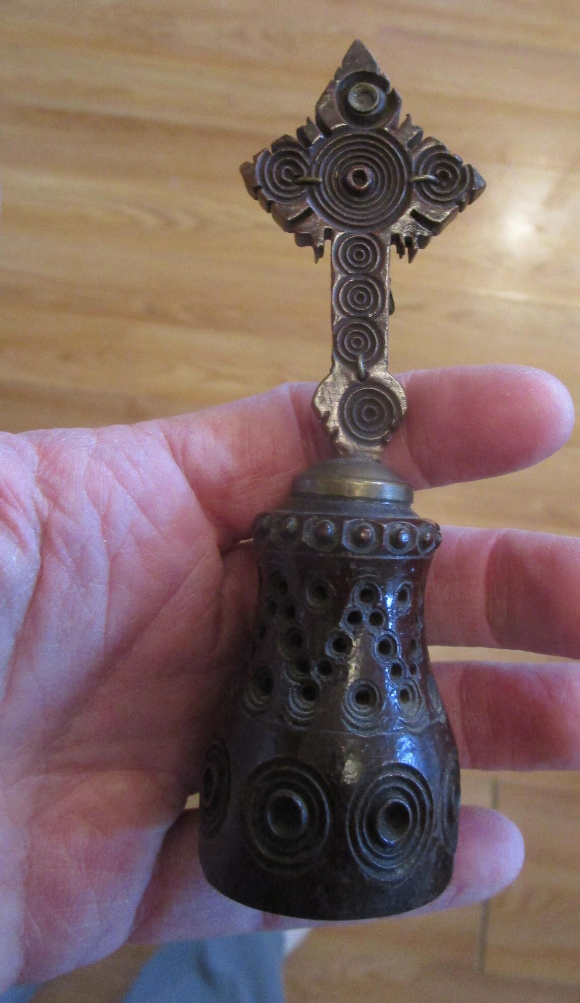 1920s, Carved Cross, Stanhope Viewer, Austrian, Maria Lanzendorf ...