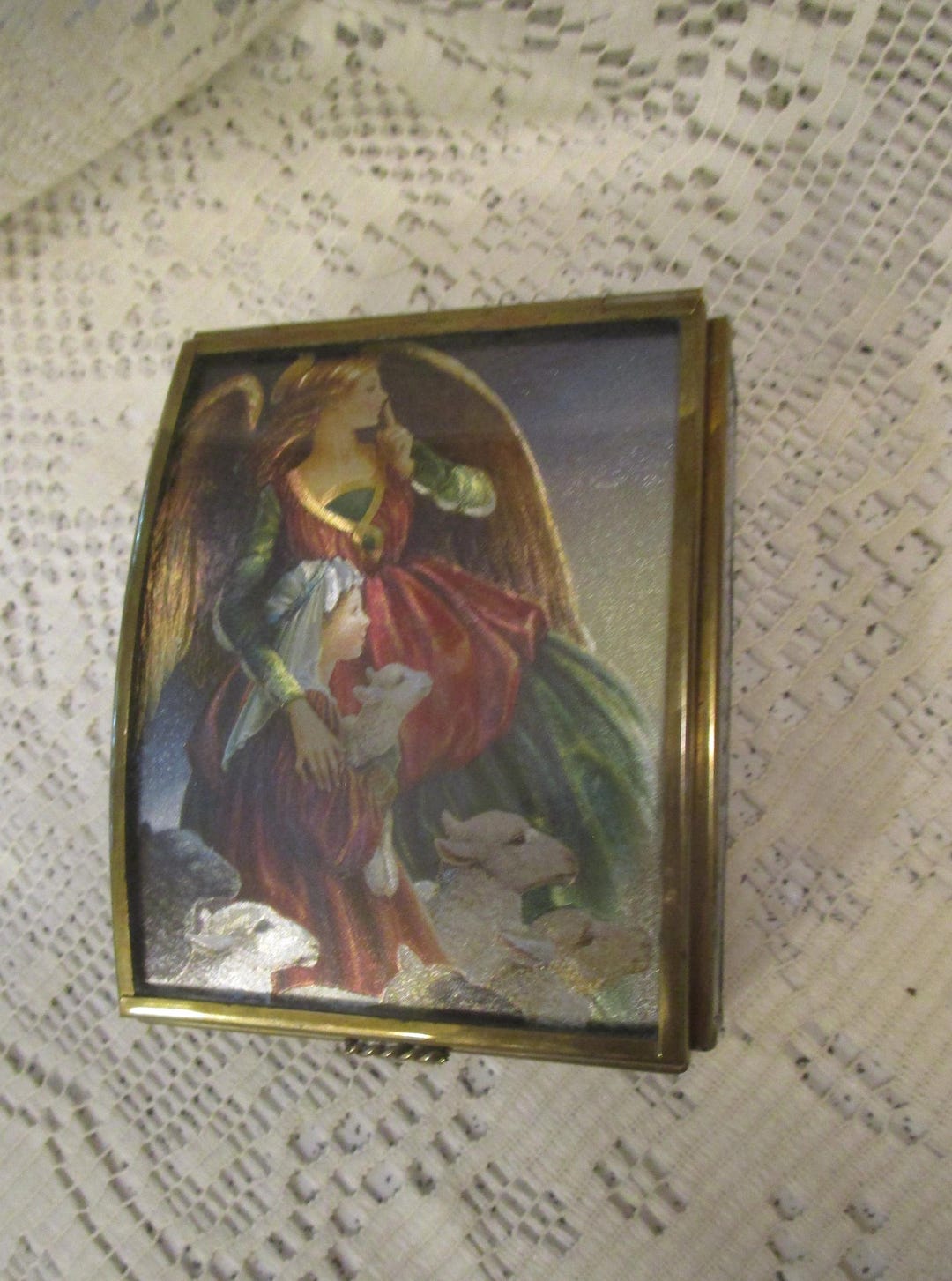 1993, via Vermont, Blue Glass, Trinket Box, Angel and Shepherd ...