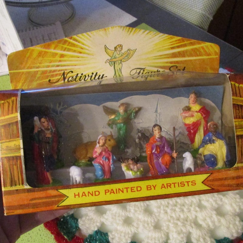 Plastic Nativity - Etsy
