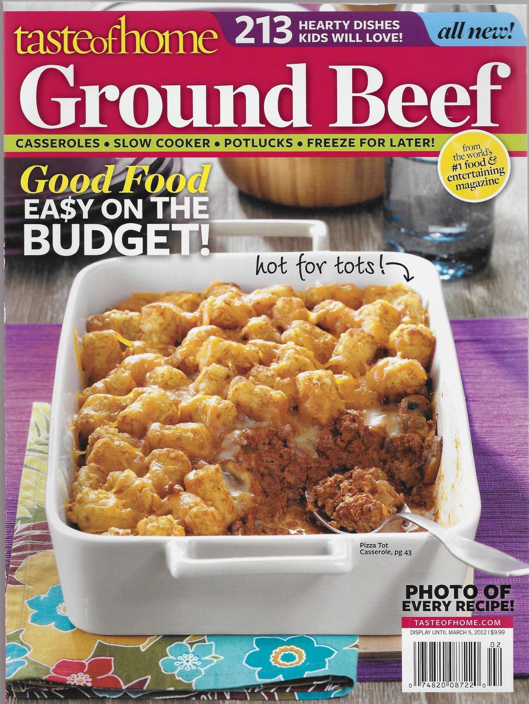 Taste of Home "ground Beef" Magazine Cookbook - Etsy