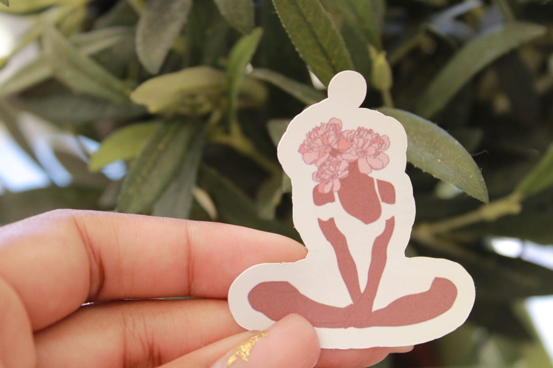 Flower Woman Stickers — Inner Bloom - Etsy