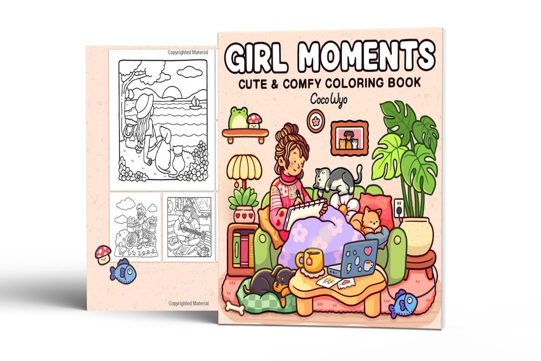 Coco Wyo Girl Moments Coloring Book Pdf Digital Download - Etsy