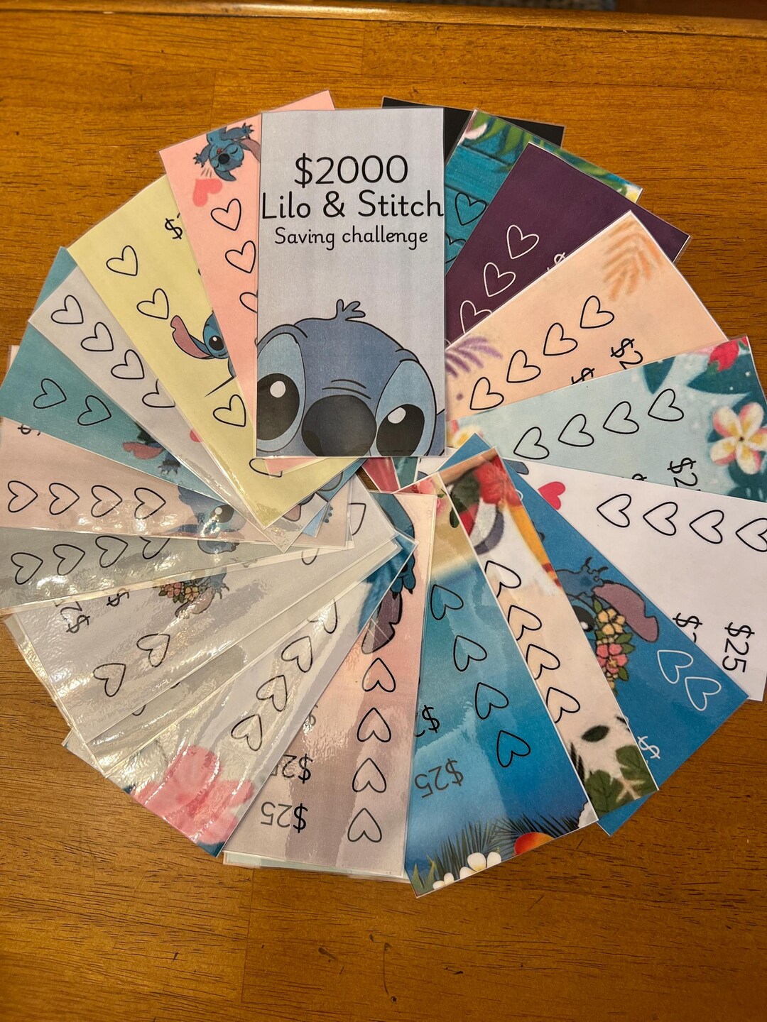 Aloha Savings Challenge | Lilo & Stitch Inspired | 400 Money Tracker ...