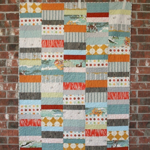 Jelly Roll Rag Quilt Pattern Tutorial Easy to Make Instant - Etsy