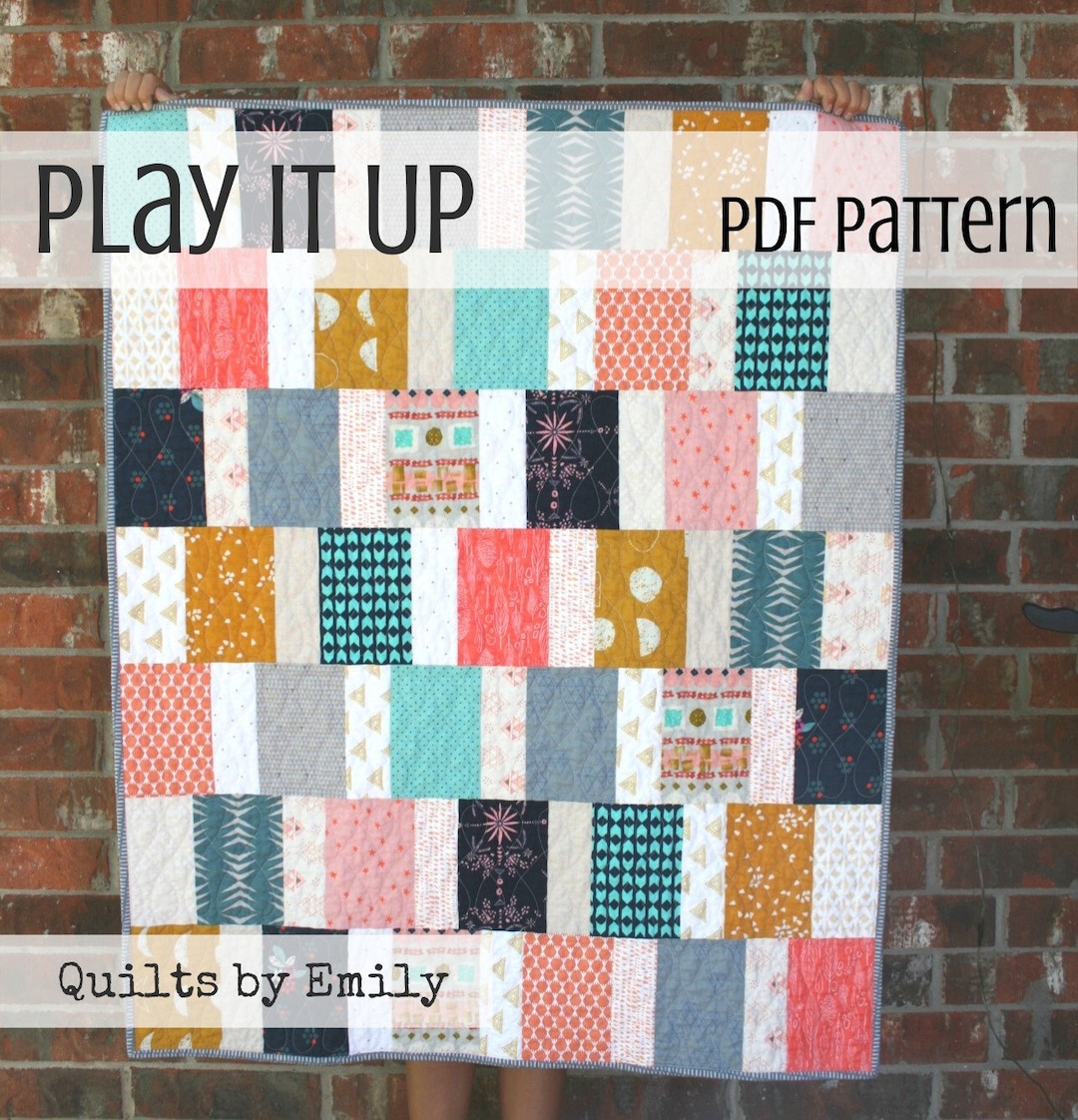 Play It up - Quilt Pattern - INSTANT DOWNLOAD - Etsy