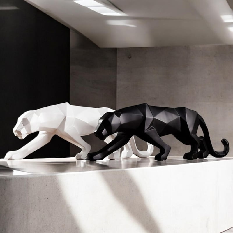 Resin Leopard Sculpture - Etsy