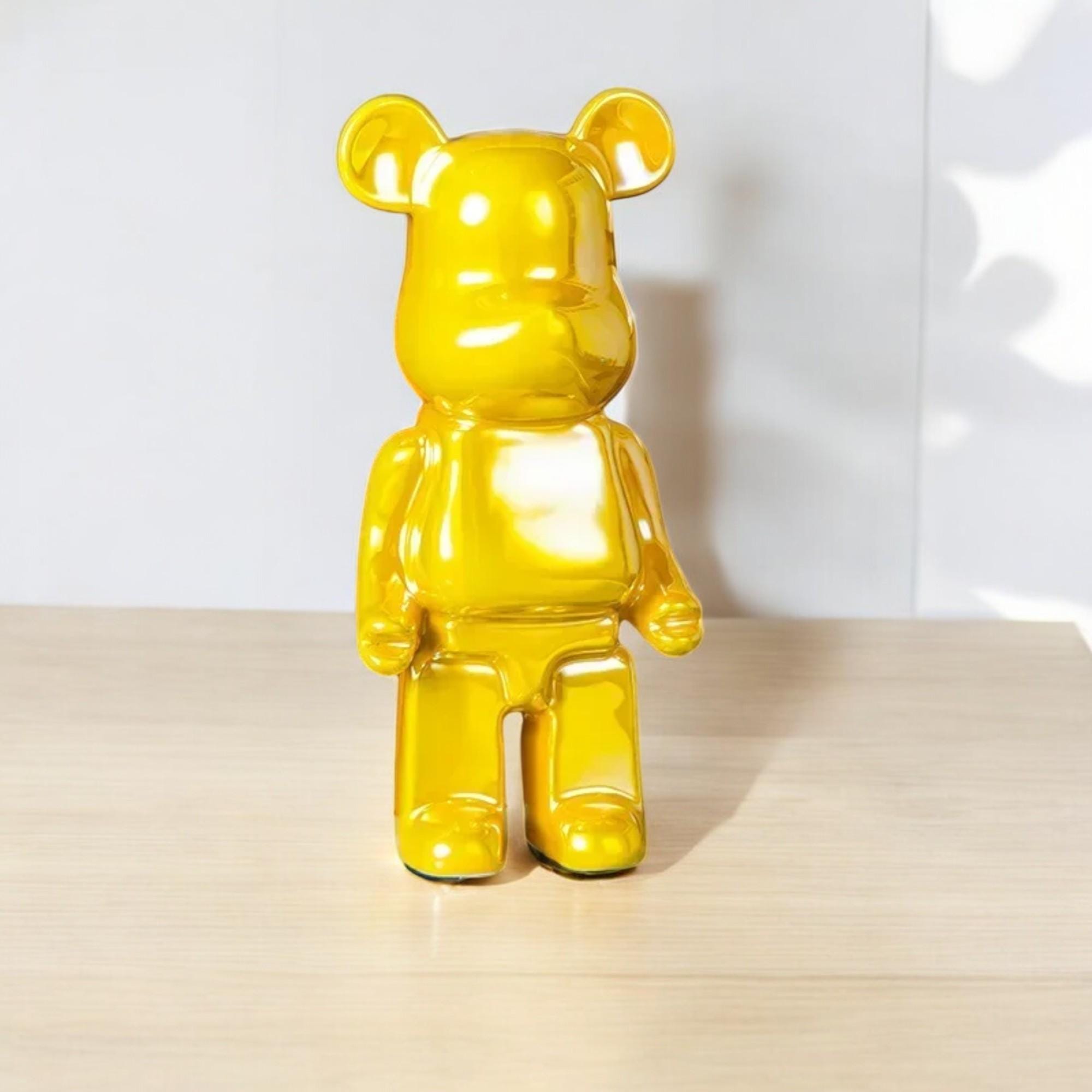 Bearbrick Replica Figurine Toy -modern Bear Brick Statue for Shelf Desk ...