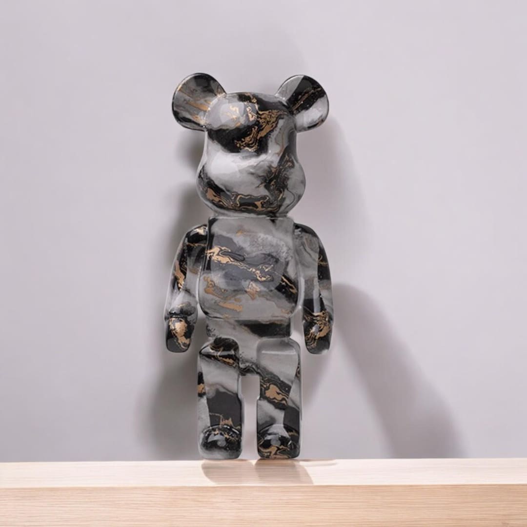 Graffiti Bearbrick Statue: Modern Resin Art Collectible - Etsy
