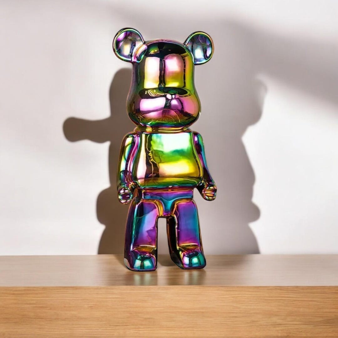 Bearbrick Replica Figurine: Modern Resin Art Toy, Shelf Decor - Etsy