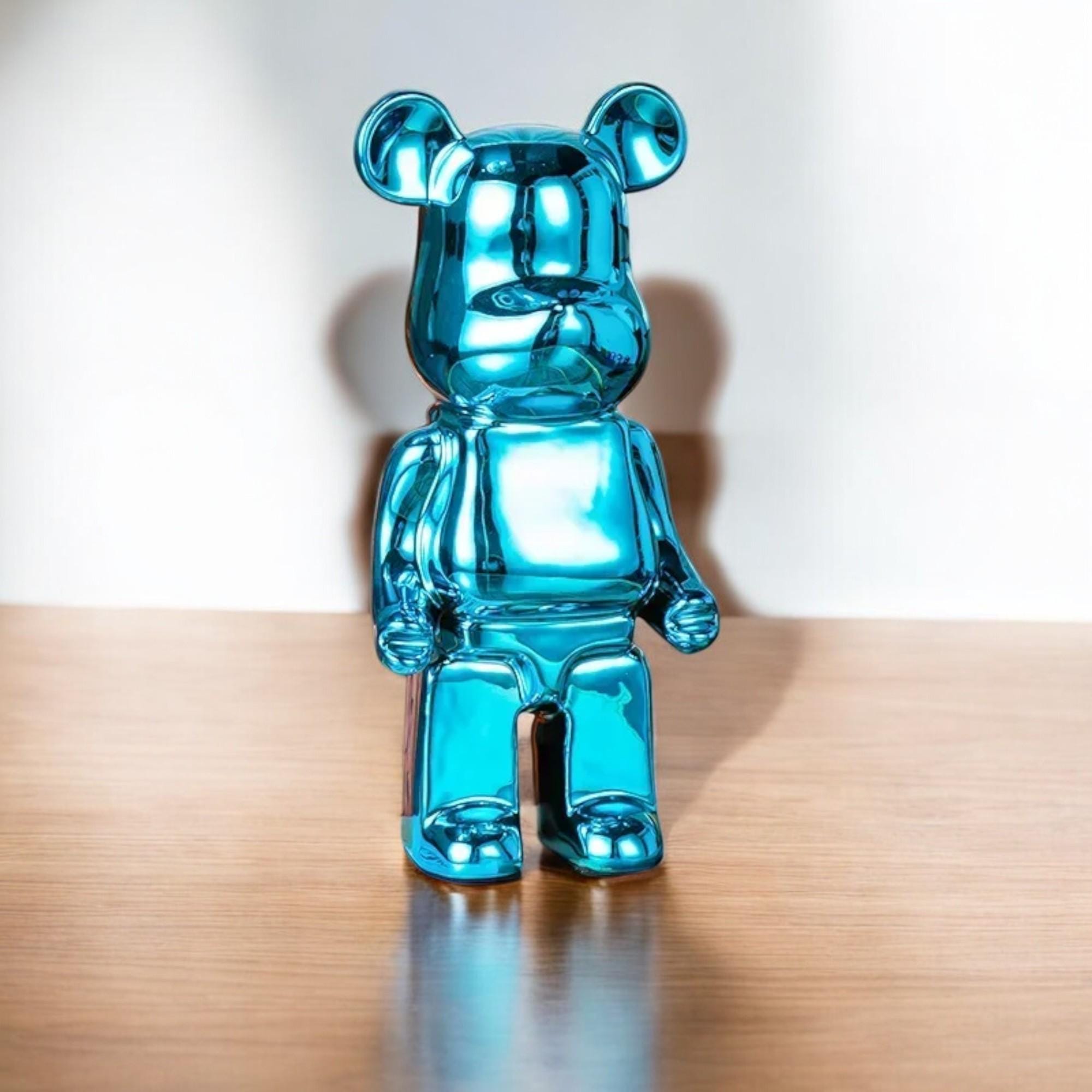 Bearbrick Replica Figurine Toy -modern Bear Brick Statue for Shelf Desk ...