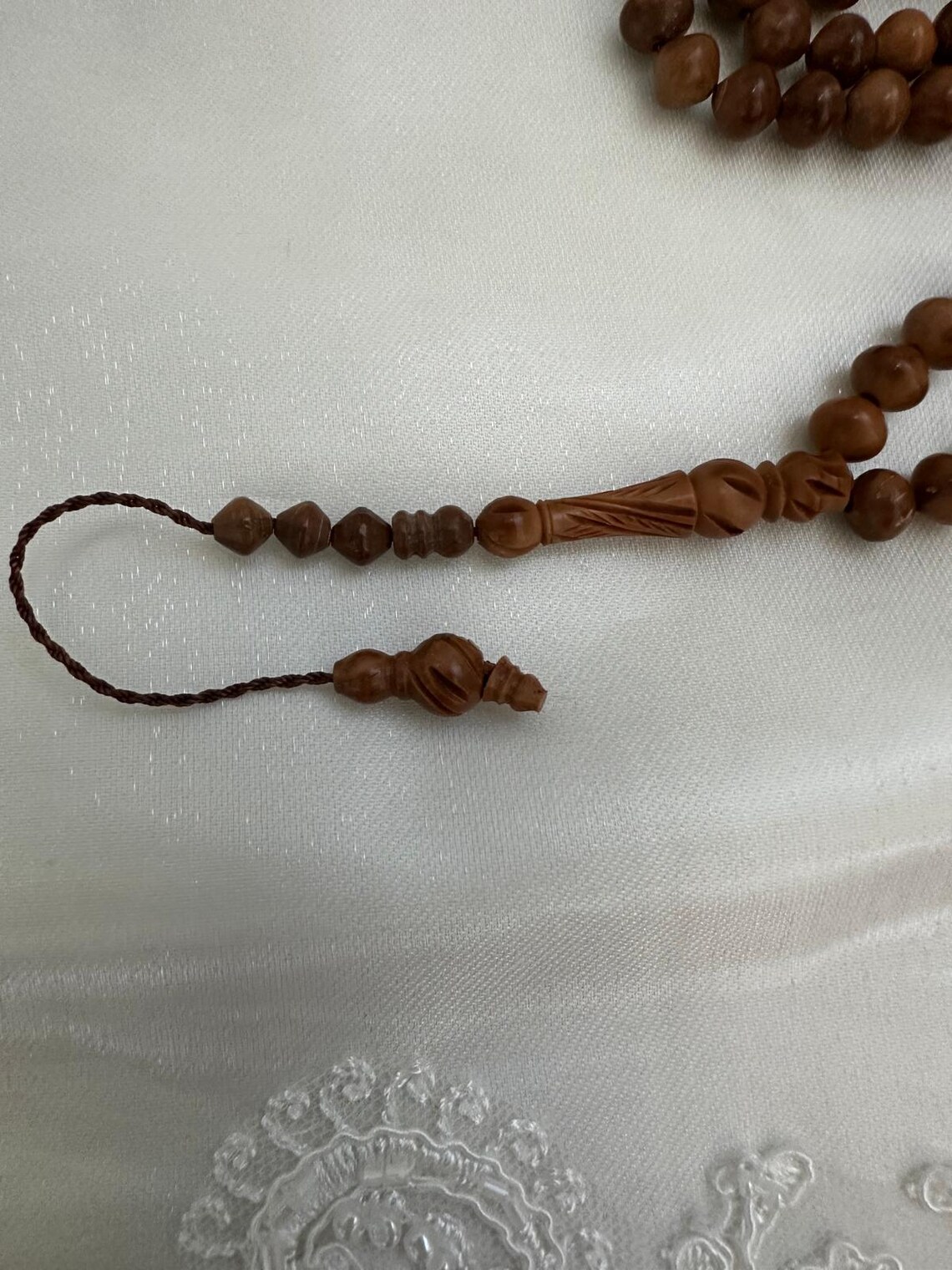 Handcrafted Wooden Prayer Beads - Tasbih Misbaha for Meditation and ...