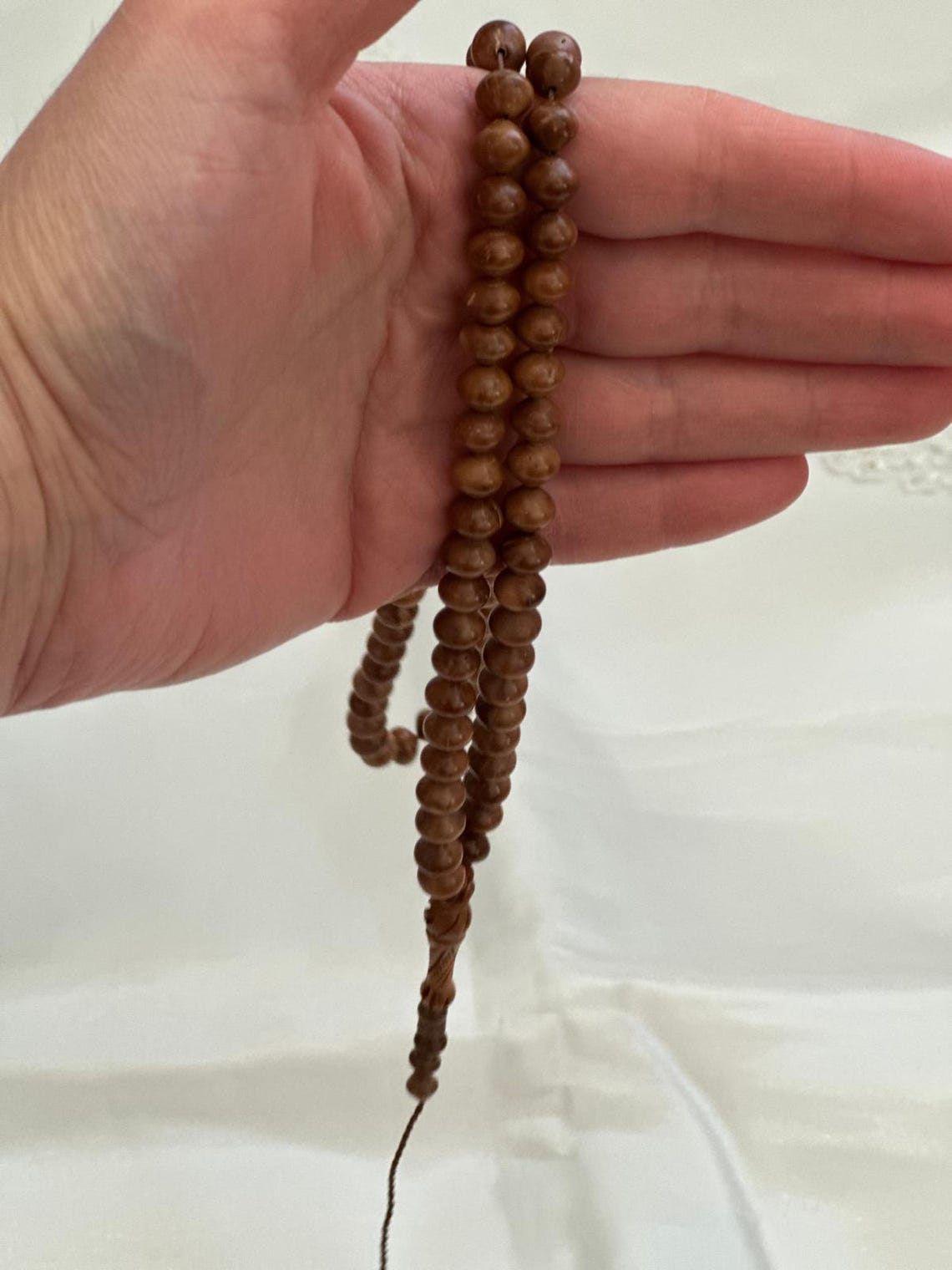 Handcrafted Wooden Prayer Beads - Tasbih Misbaha for Meditation and ...