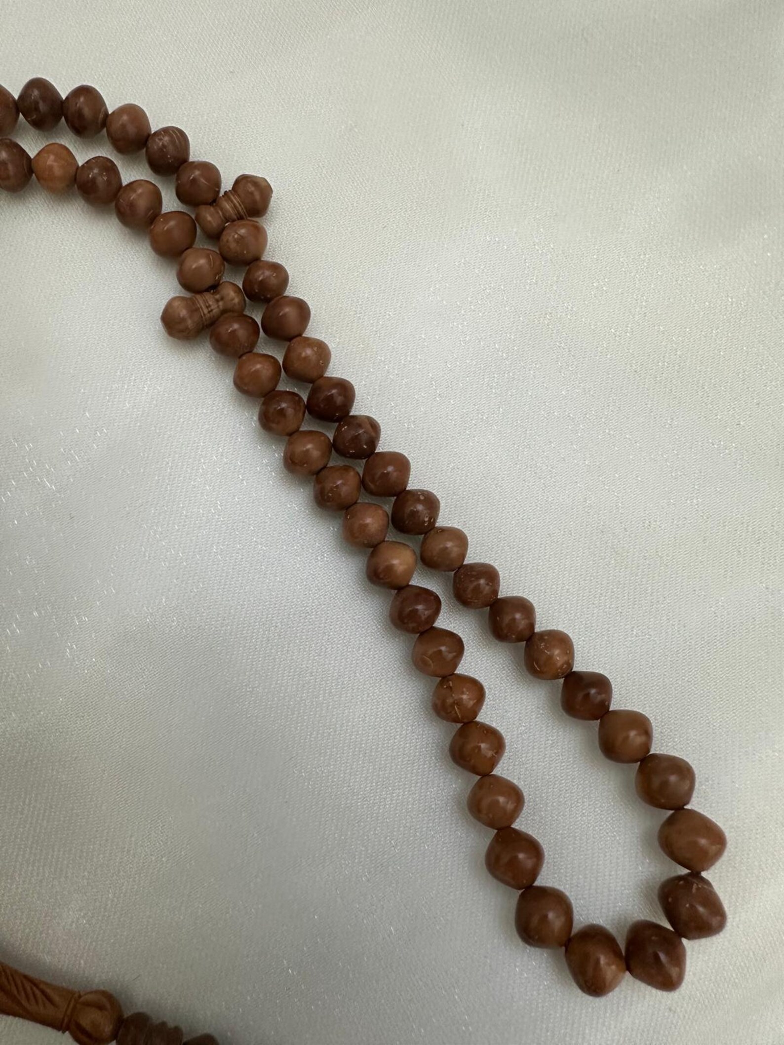 Handcrafted Wooden Prayer Beads - Tasbih Misbaha for Meditation and ...