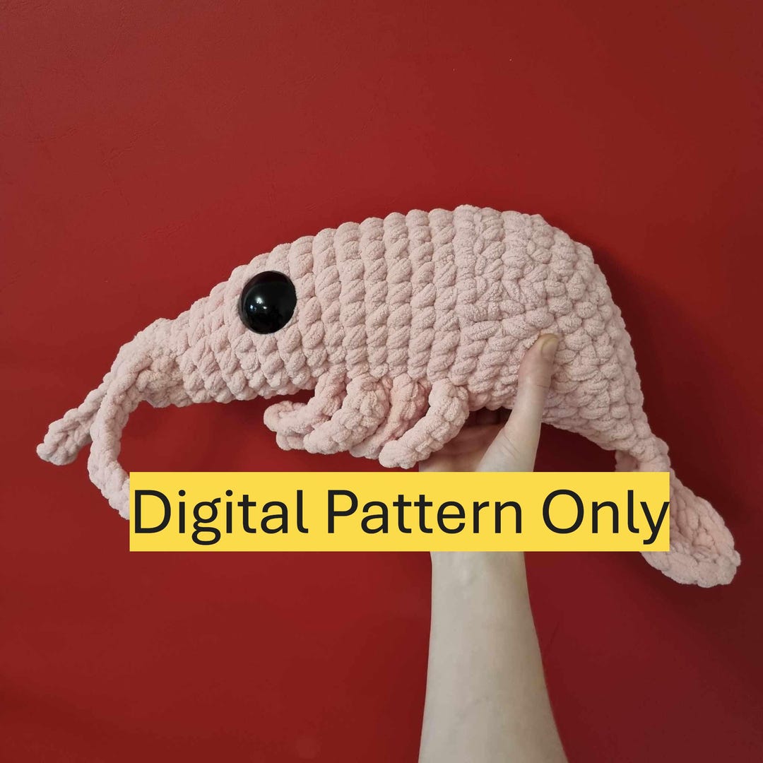 Digital PDF ONLY- Giant Prawn Crochet Pattern - Etsy