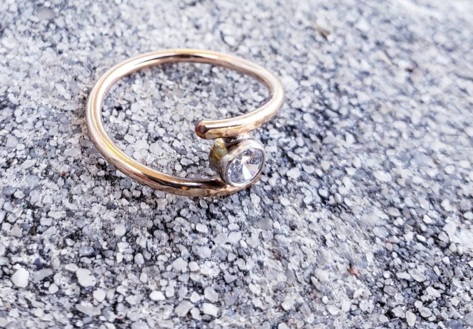 Delicate Diamond Ring - Etsy