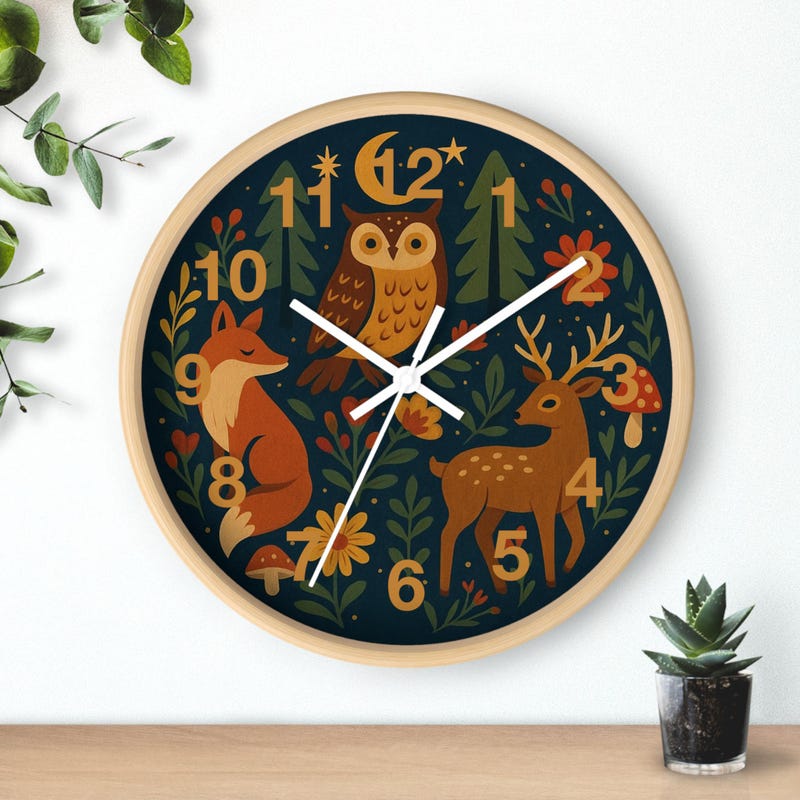 Animal Clocks - Etsy UK