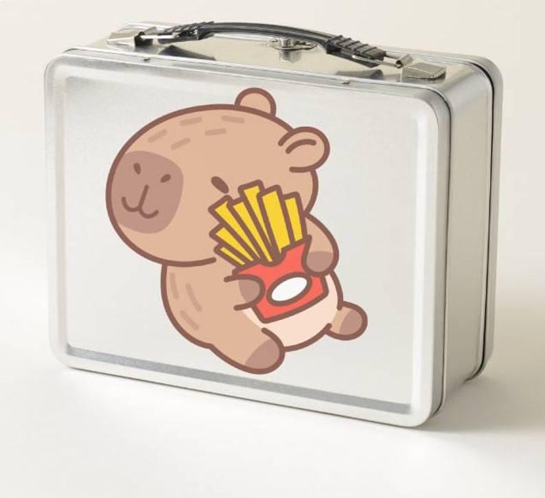 Capybara Food Stickers – Digital Planner Graphics (png, Svg, Pdf CMYK ...