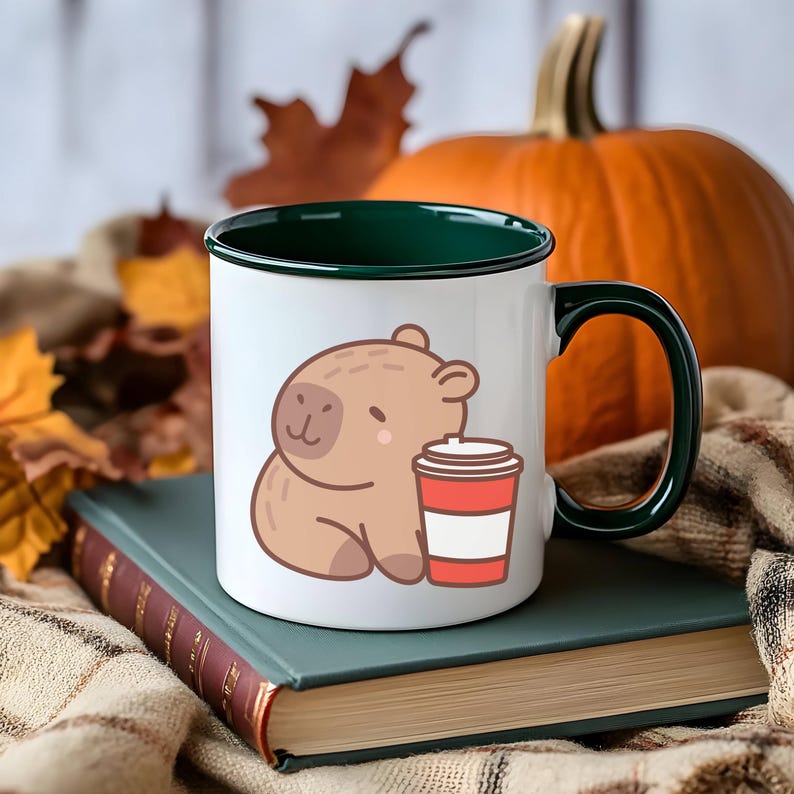 Capybara Food Stickers – Digital Planner Graphics (png, Svg, Pdf CMYK ...