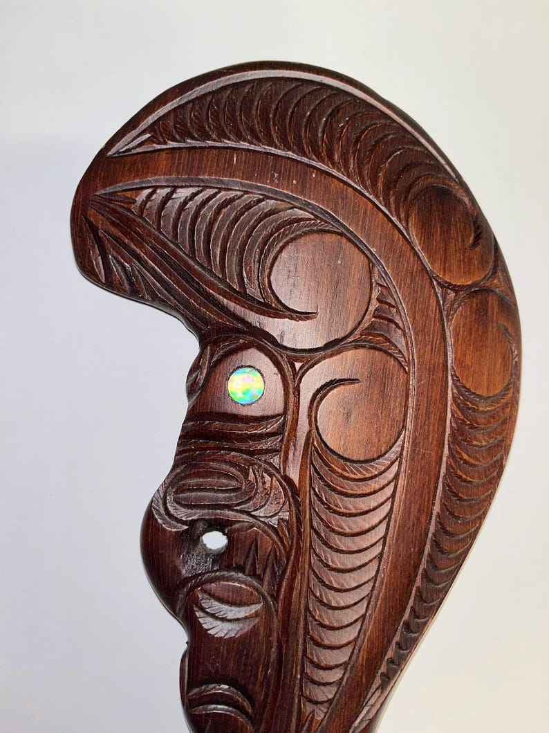 New Zealand Wahaika Maori Patu Club / Maori Warrior Club / Handcrafted ...