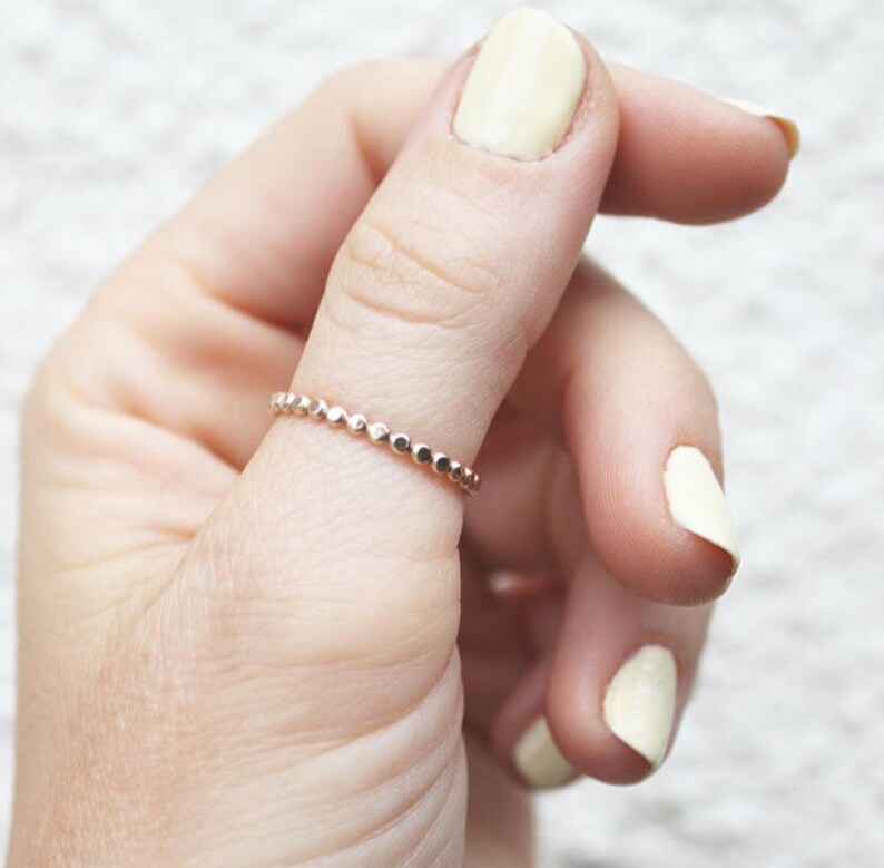 Gold-Filled Gold Dot Ring As Seen on The Bucket List Family | Etsy