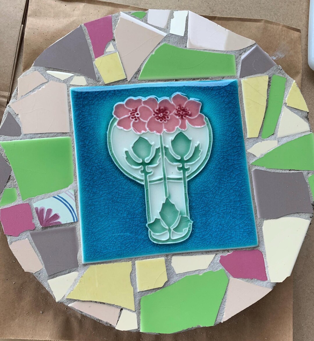 Porteous Tile Mosaic Stepping Stone - Etsy