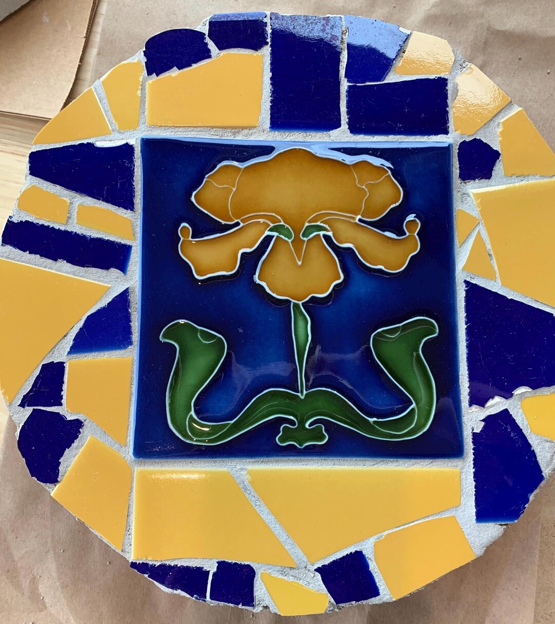 Porteous Tile Mosaic Stepping Stone - Etsy