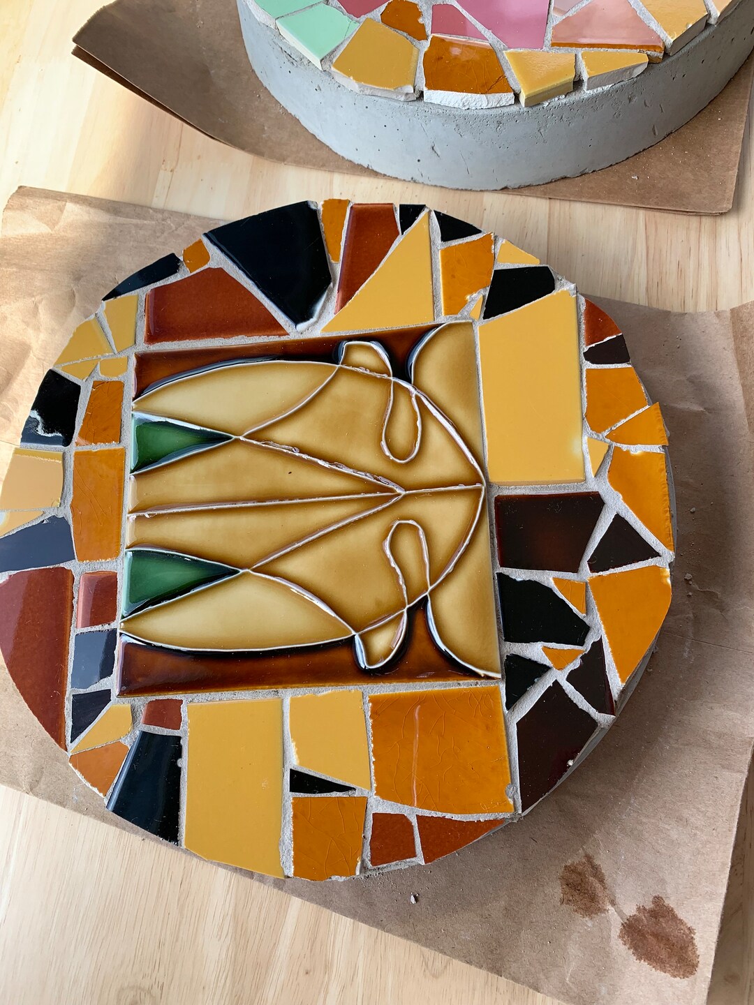 Porteous Tile Mosaic Stepping Stone - Etsy