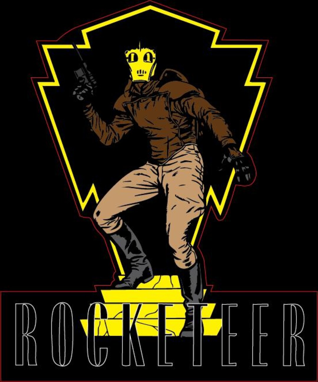 The Rocketeer Bundle Ai, Svg, Png, Pdf Vintage Superhero Design Cricut ...