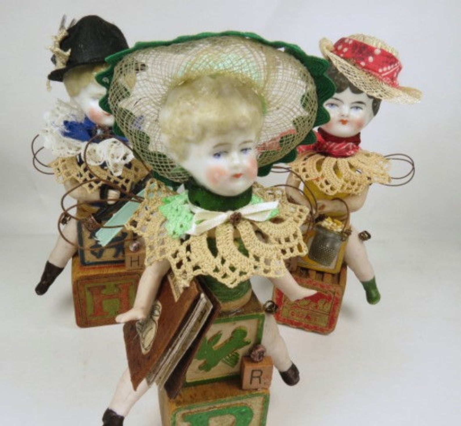 Art Doll ramona Assemblage Doll With Antique - Etsy