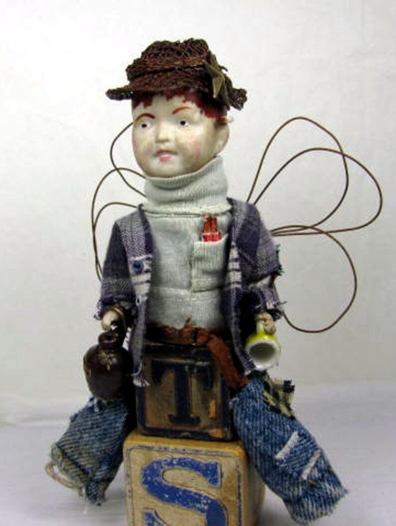 Angel "gypsy Tramp" Assemblage Art Doll - Etsy
