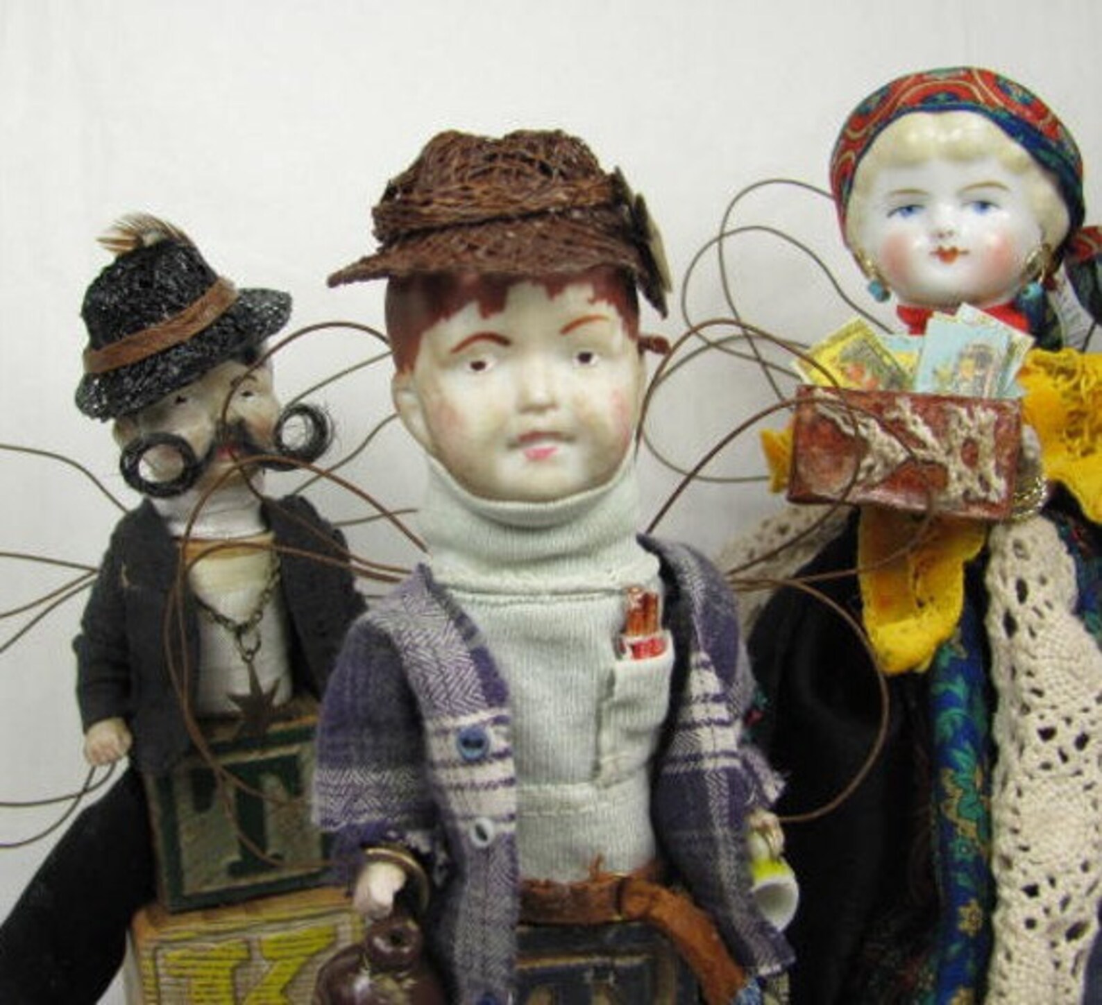 Angel gypsy Tramp Assemblage Art Doll - Etsy