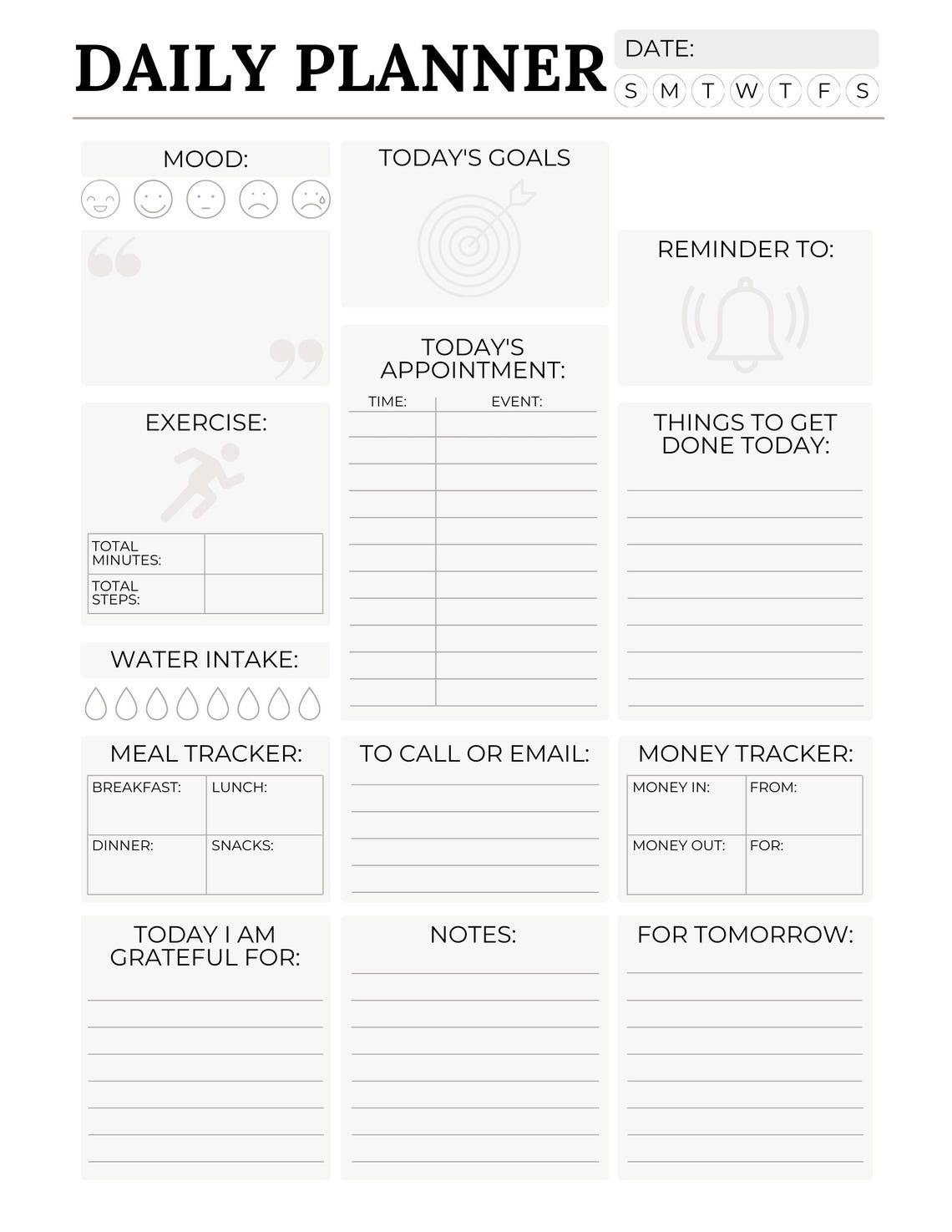 Daily Planner, Daily to Do List, Planner, Erin Condren, 2025 Calendar ...