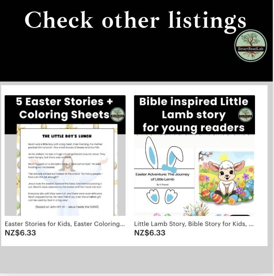 Printable Easter Story for Kids – Faith-based Children’s Story About ...