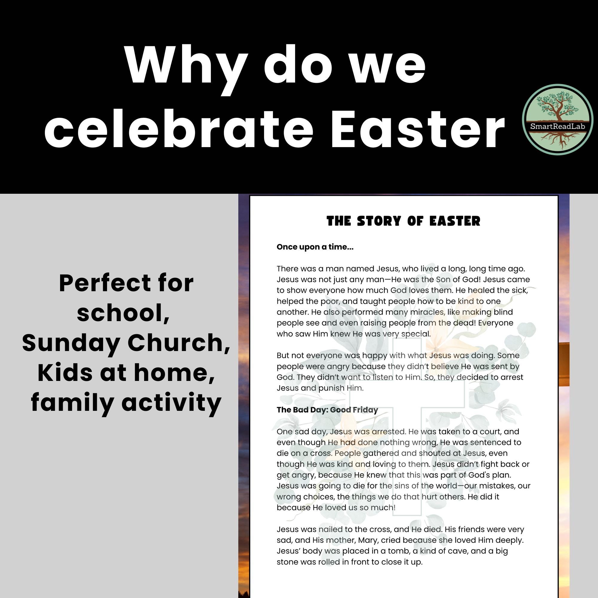 Printable Easter Story for Kids – Faith-based Children’s Story About ...