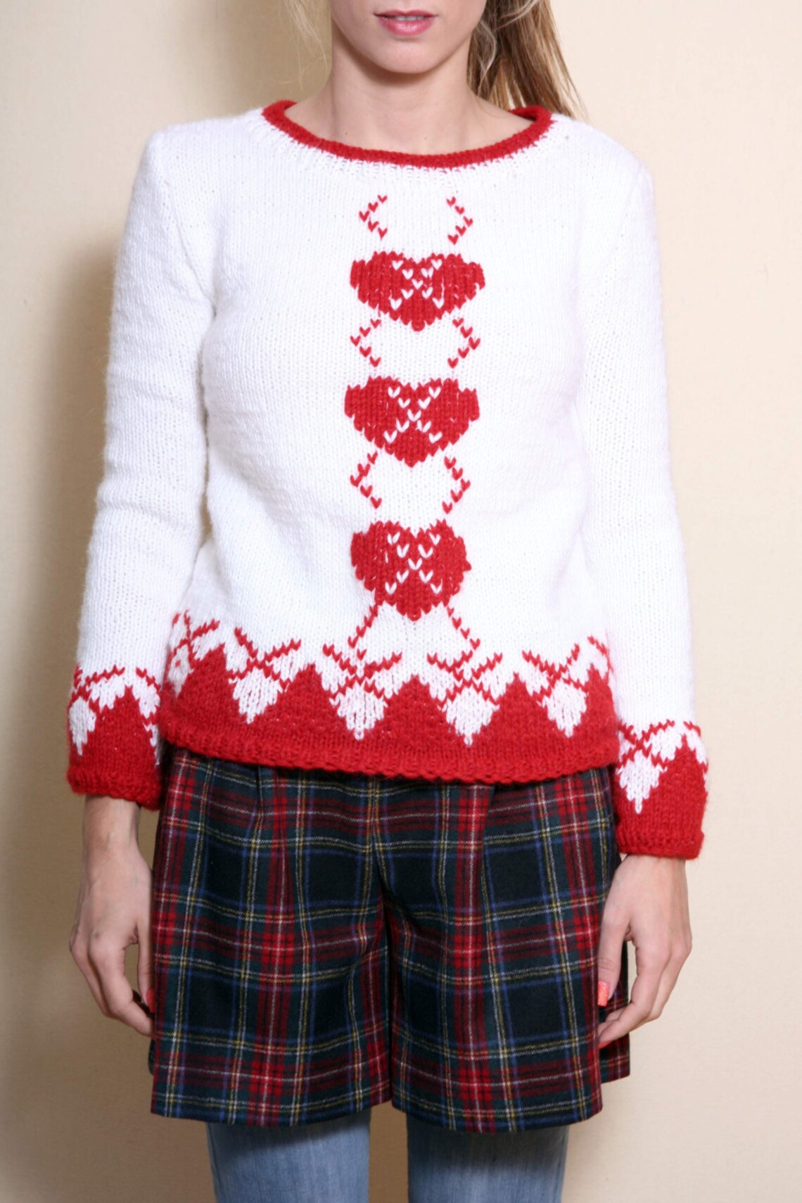 Light Sweater, Women Sweater, White Pullover, Fuzzy Sweater, Fleece ...