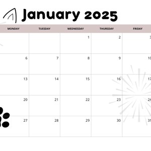 Kids Calendar 2025 Children's Calendar Girl Boy Planner Monthly Wall ...