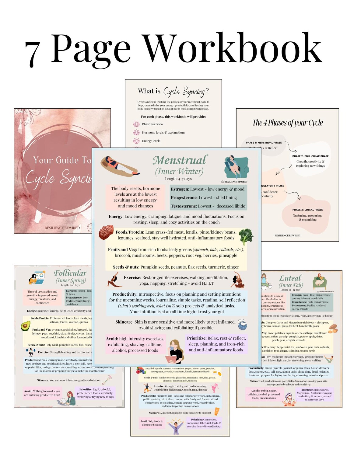 Cycle Syncing - Track Your Menstrual Cycle - Hormone Health - Food ...