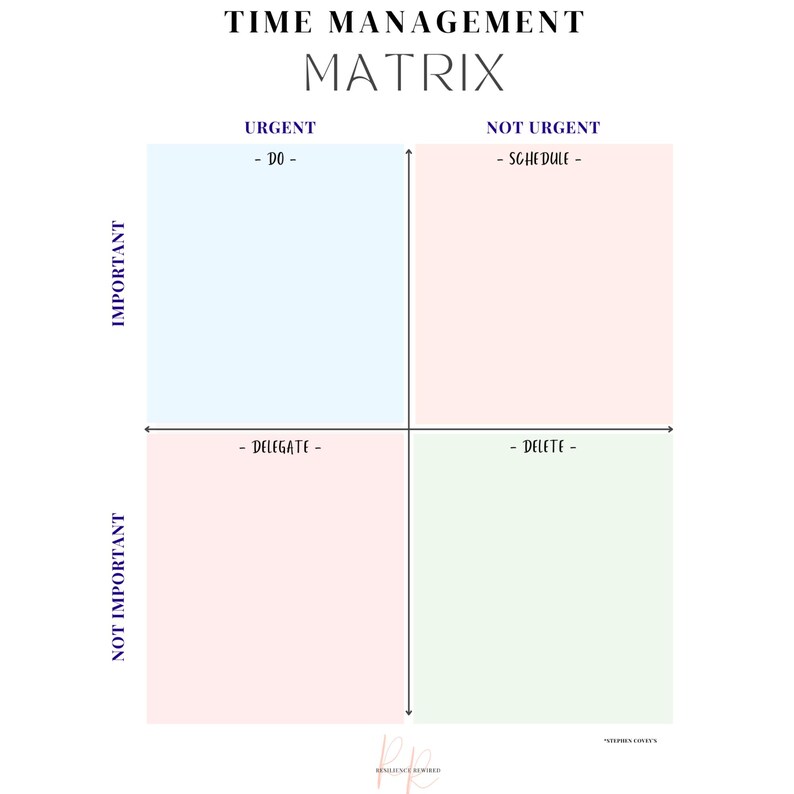 Time Management - Focus Tracker - Organization & Productivity - ADHD - Etsy
