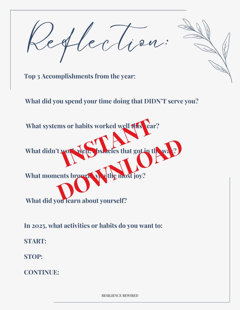 2024 Year in Review - Calendar Audit - Time Management Workbook ...