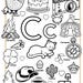 Alphabet ENGLISH Coloring Book, Engaging Colorings, Printable ABC for ...