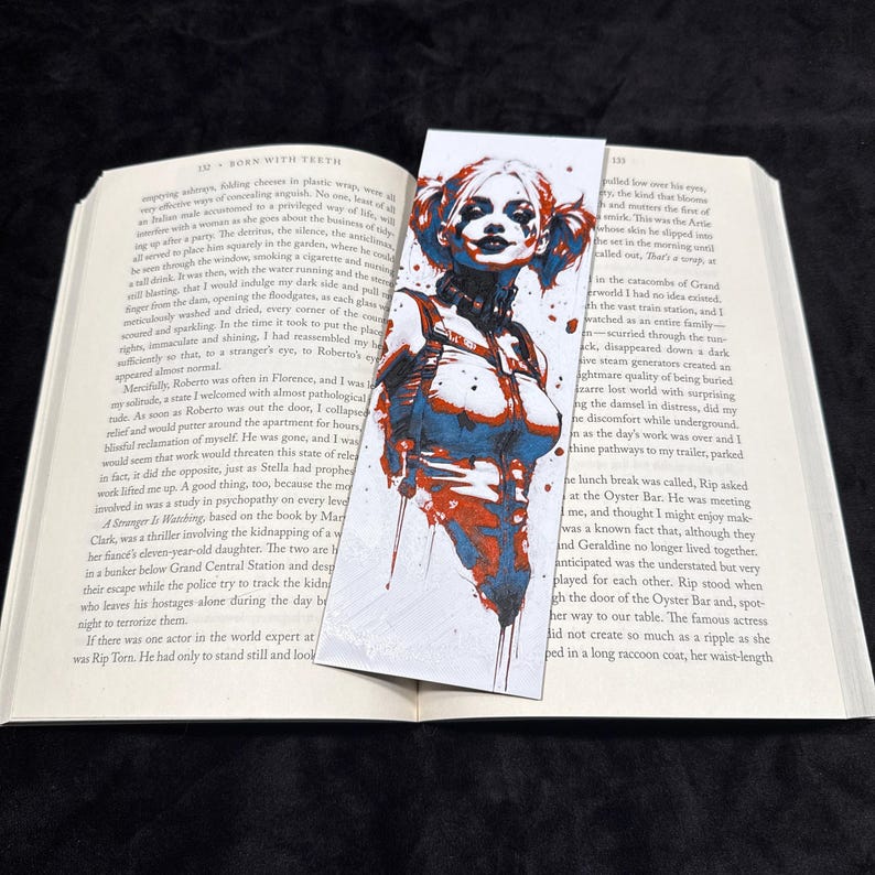 3D Iconic Harley Quinn Bookmarks pack of 3 - Etsy